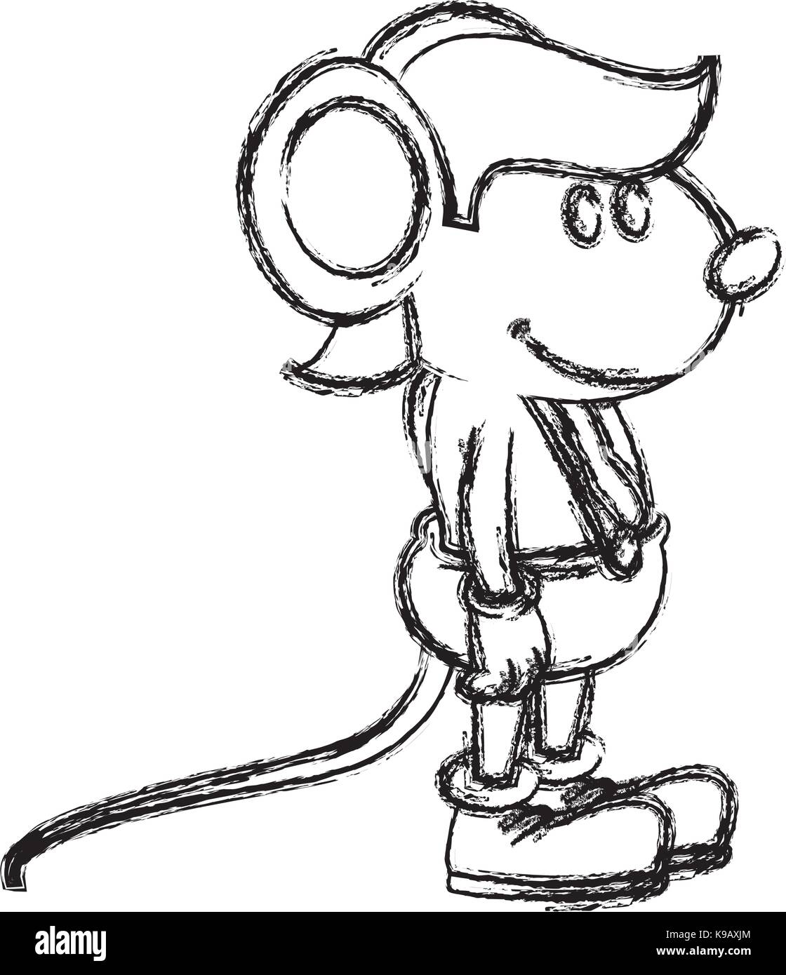 Cute mouse worker cartoon Stock Vector Image & Art - Alamy