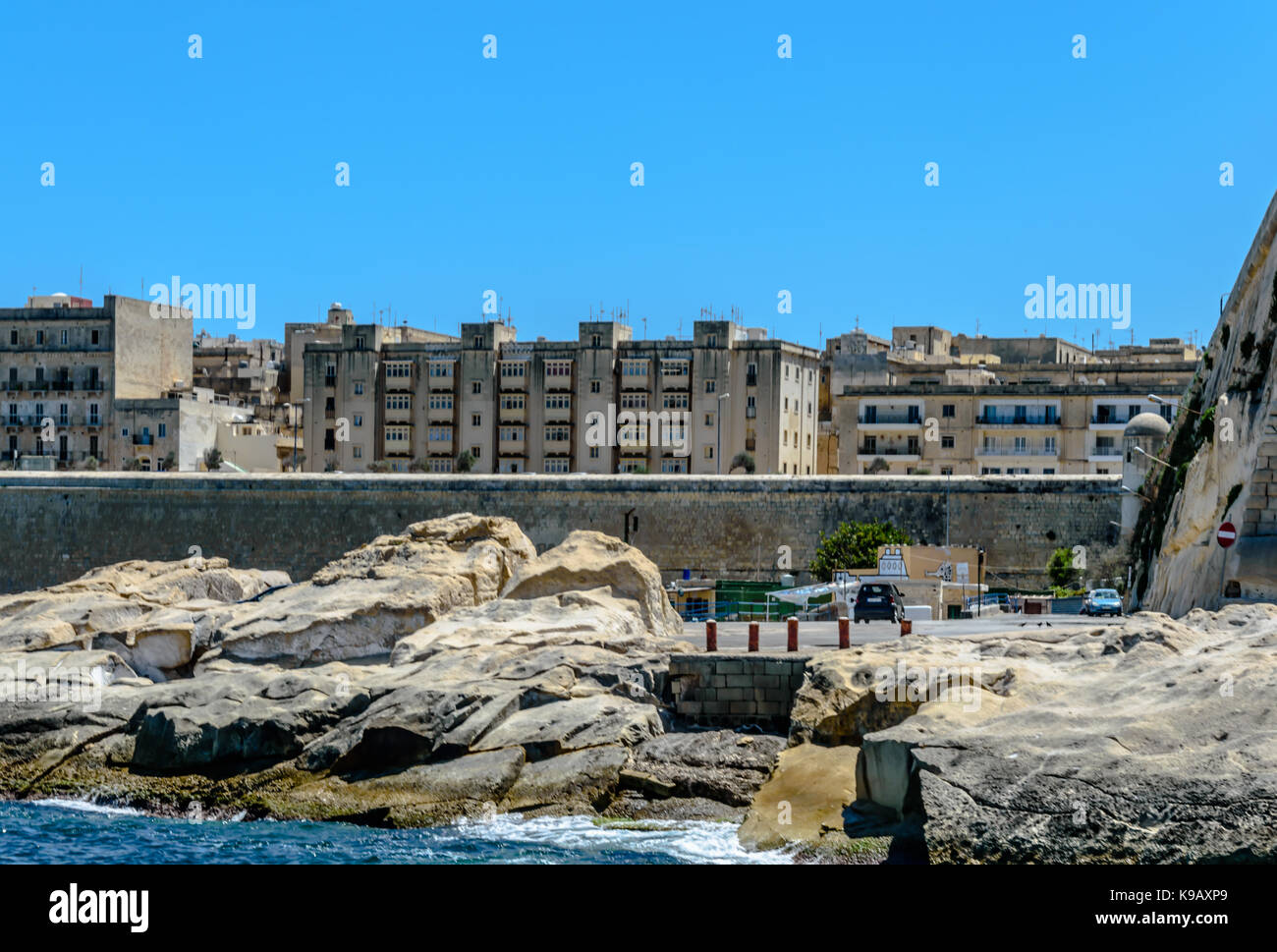 Malta valletta beach view hi-res stock photography and images - Alamy