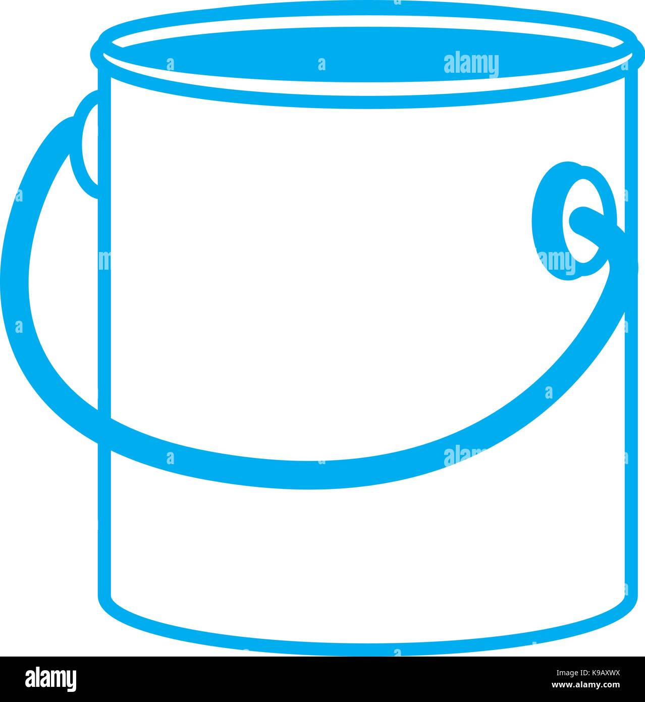 Paint bucket isolated Stock Vector Image & Art - Alamy