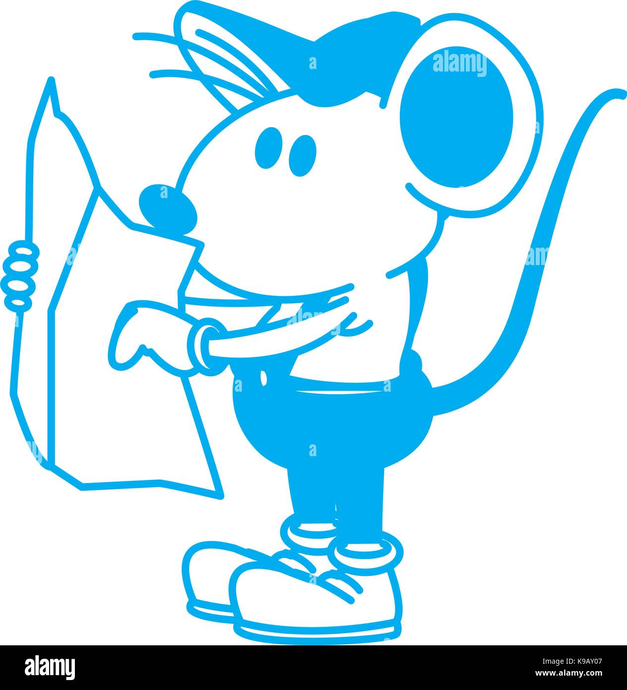 Cute mouse worker cartoon Stock Vector Image & Art - Alamy