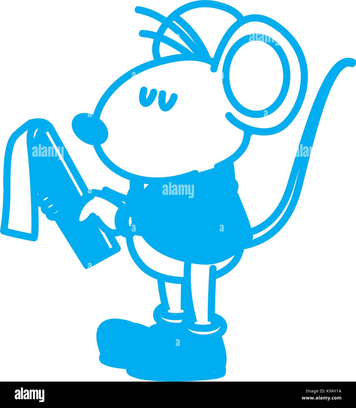 Cute mouse worker cartoon Stock Vector Image & Art - Alamy