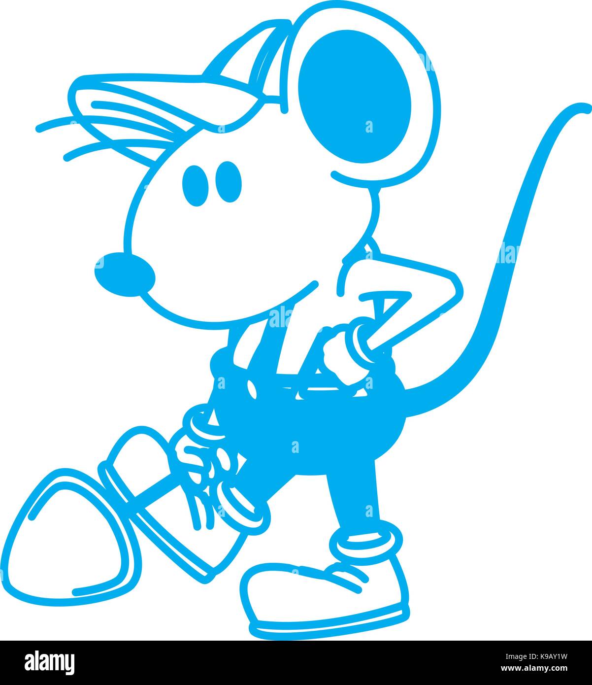 Cute mouse worker cartoon Stock Vector Image & Art - Alamy