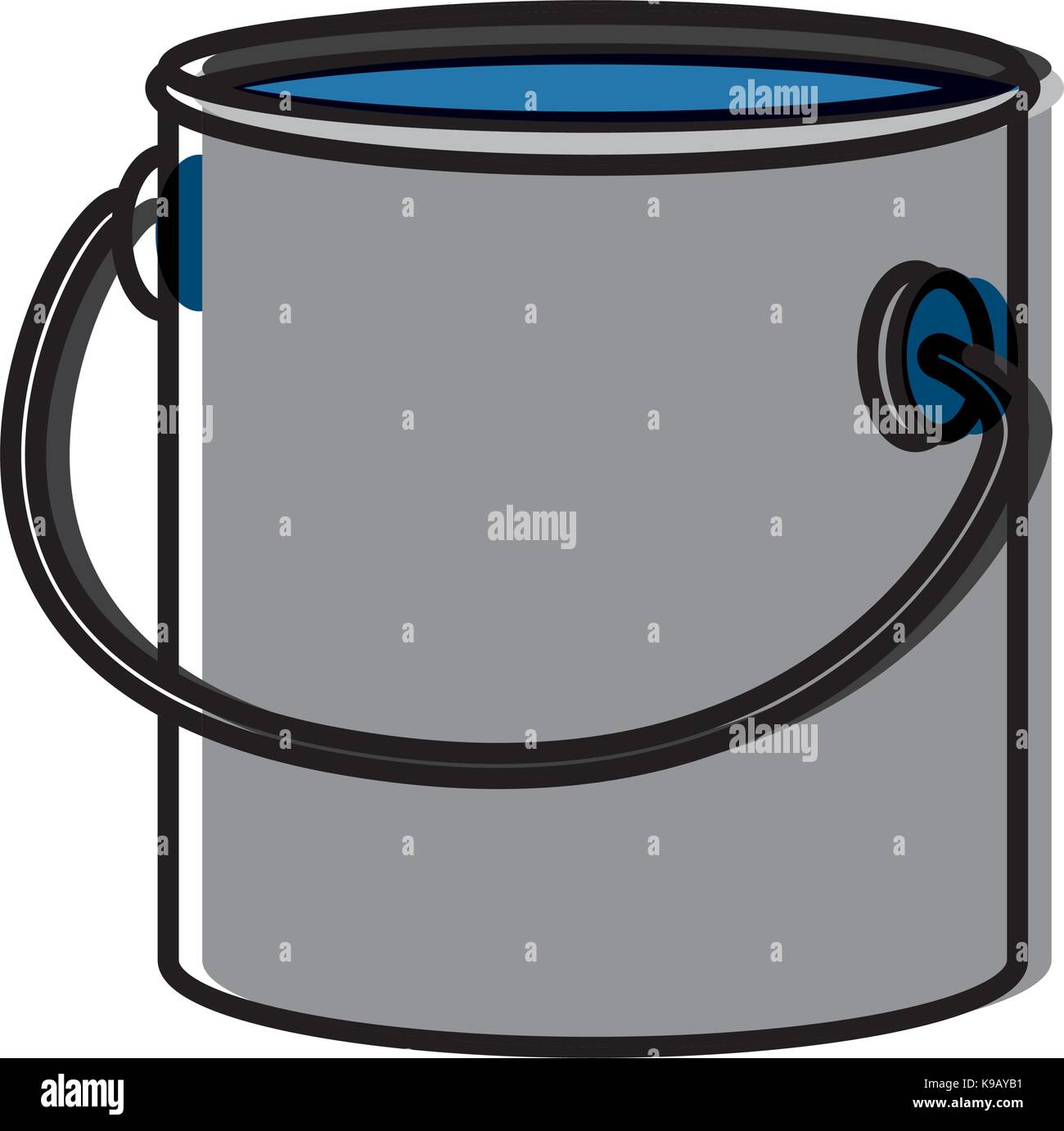 Paint bucket isolated Stock Vector Image & Art - Alamy