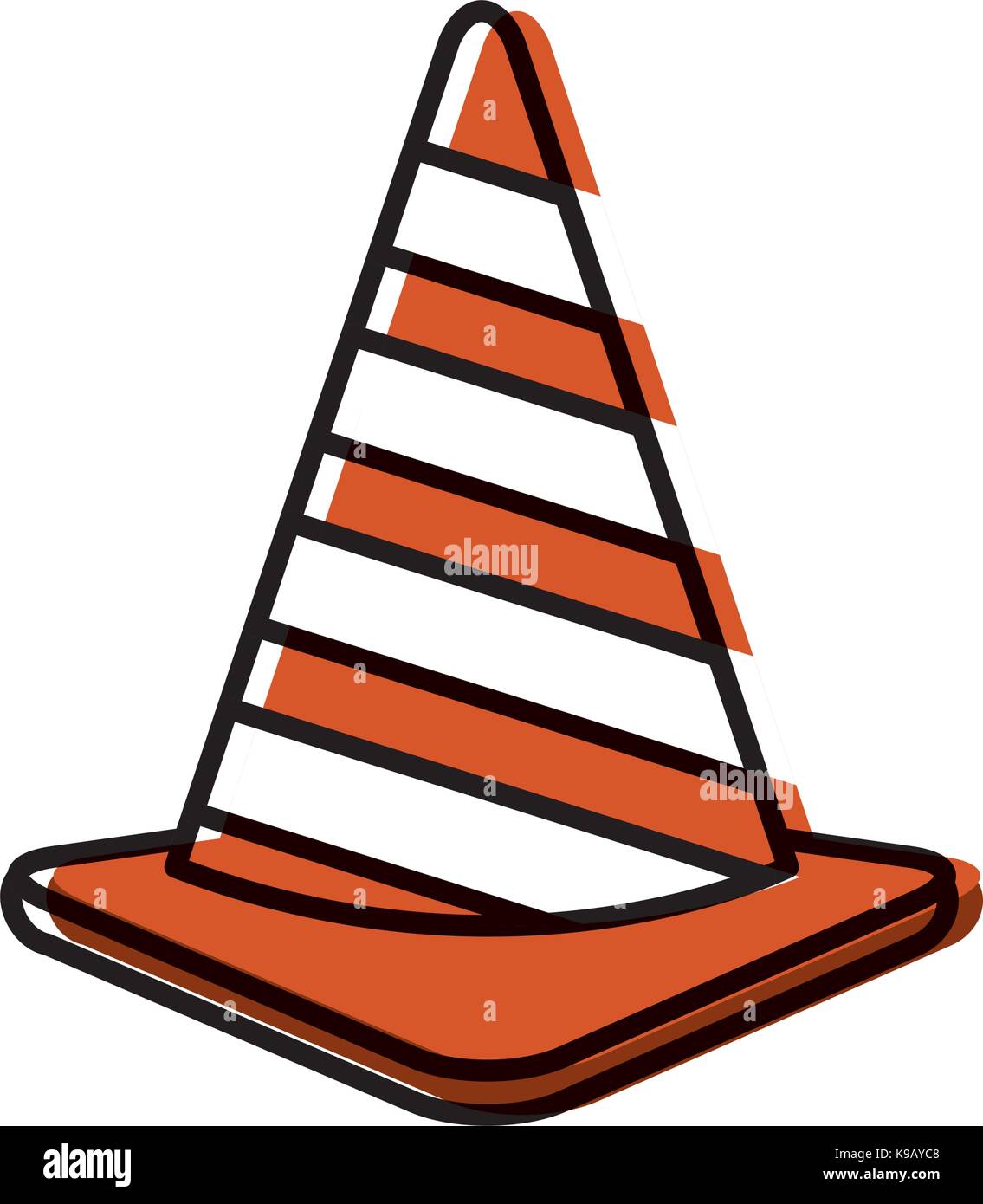 Construction traffic cone Stock Vector Image & Art - Alamy