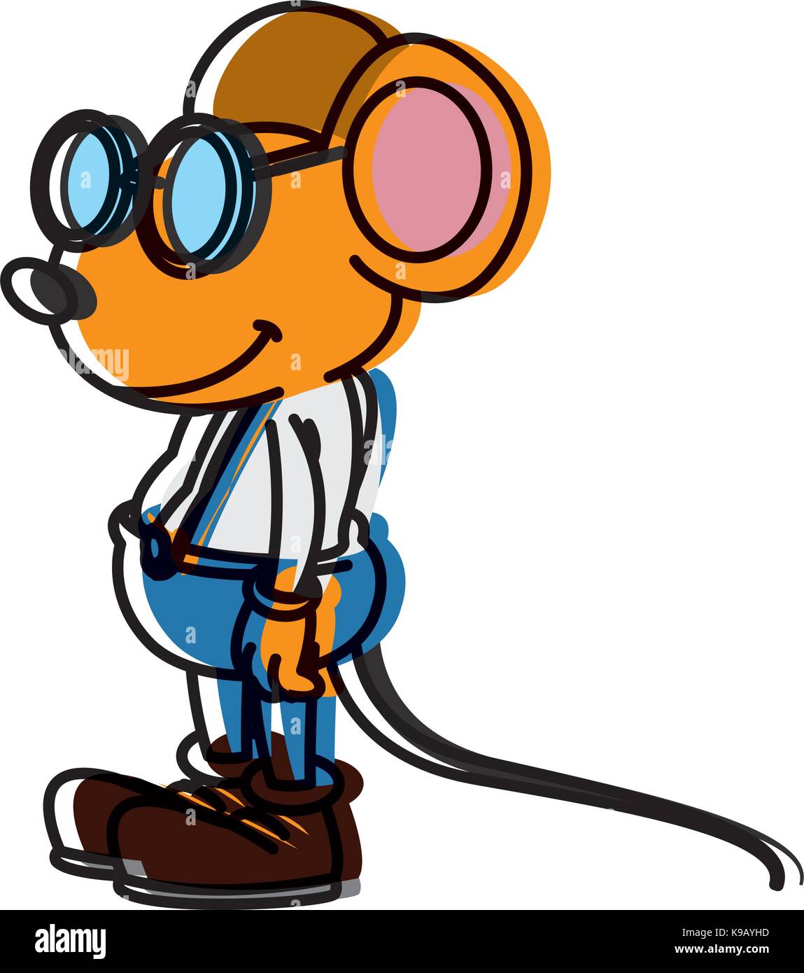 Cute mouse worker cartoon Stock Vector Image & Art - Alamy