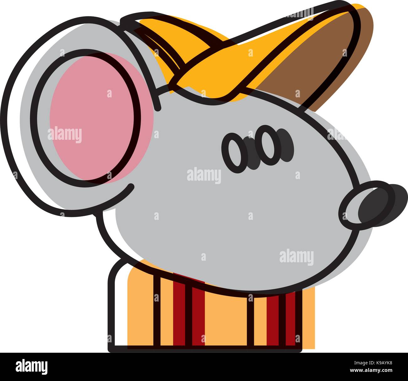 Cute mouse worker cartoon Stock Vector Image & Art - Alamy