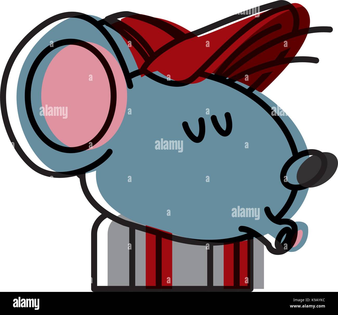 Cute mouse worker cartoon Stock Vector Image & Art - Alamy
