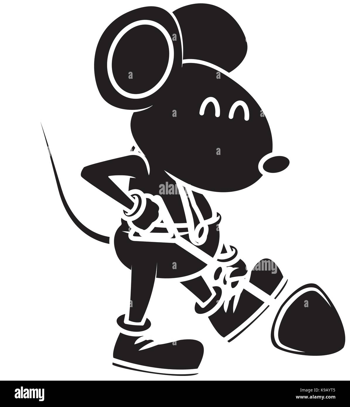 Cute mouse worker cartoon Stock Vector Image & Art - Alamy