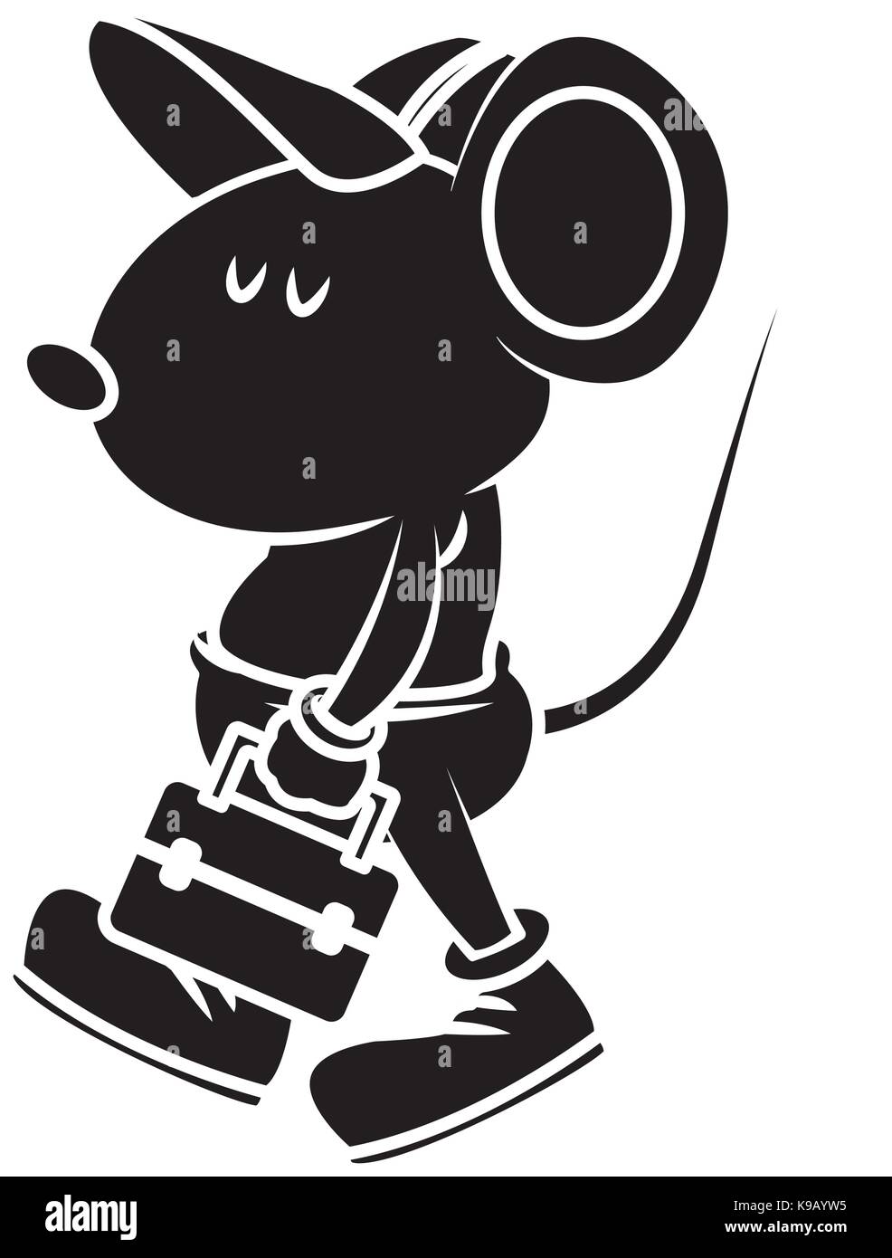 Cute mouse worker cartoon Stock Vector Image & Art - Alamy