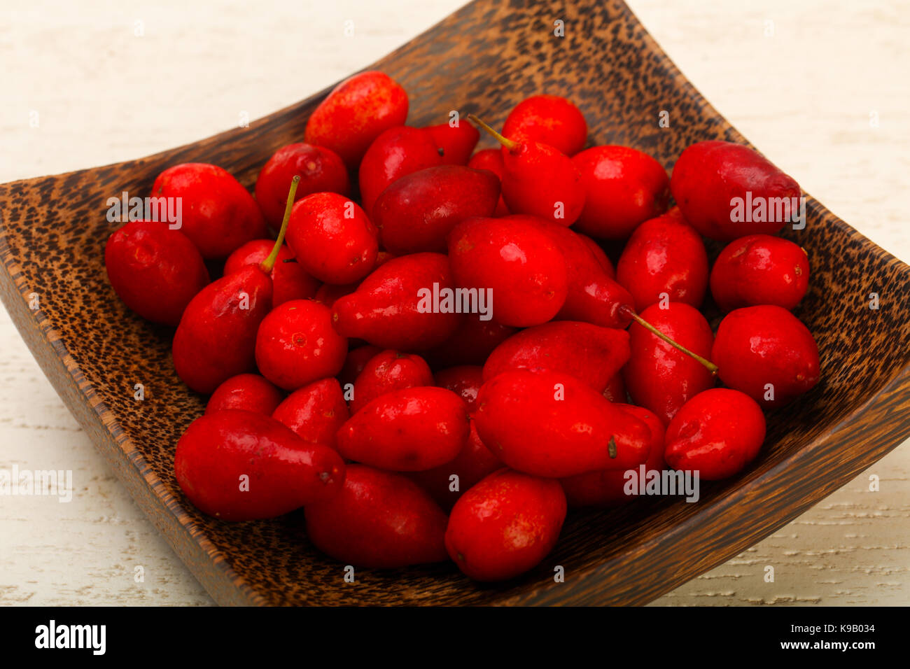 The cornel fruit Stock Photo - Alamy