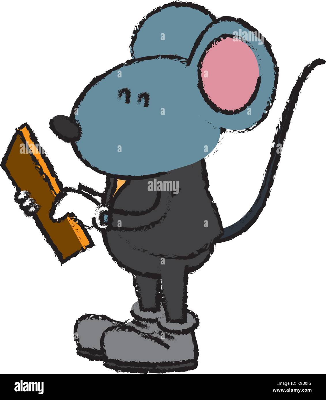 Cute mouse worker cartoon Stock Vector Image & Art - Alamy