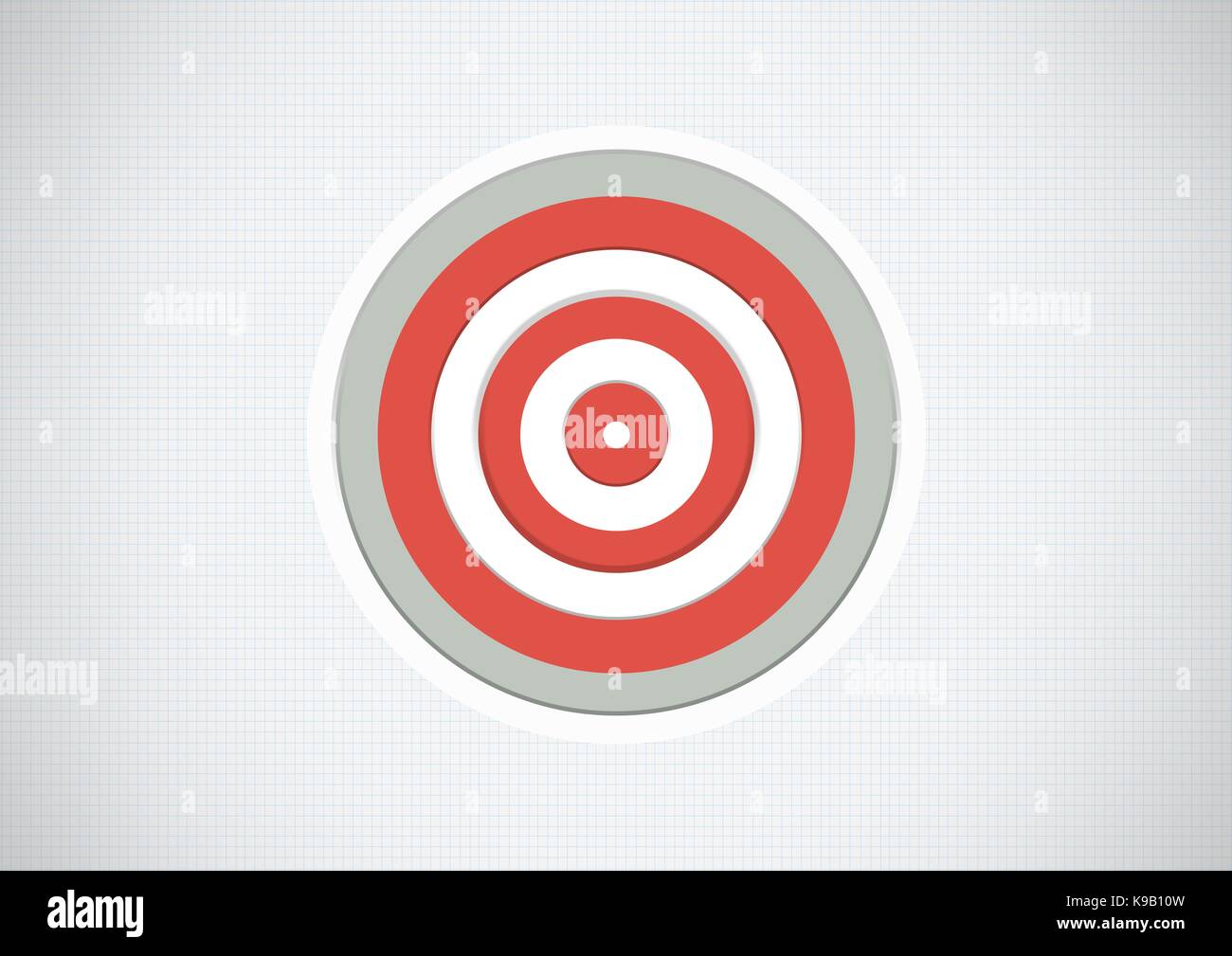 Digital composite of Target on white background Stock Photo - Alamy