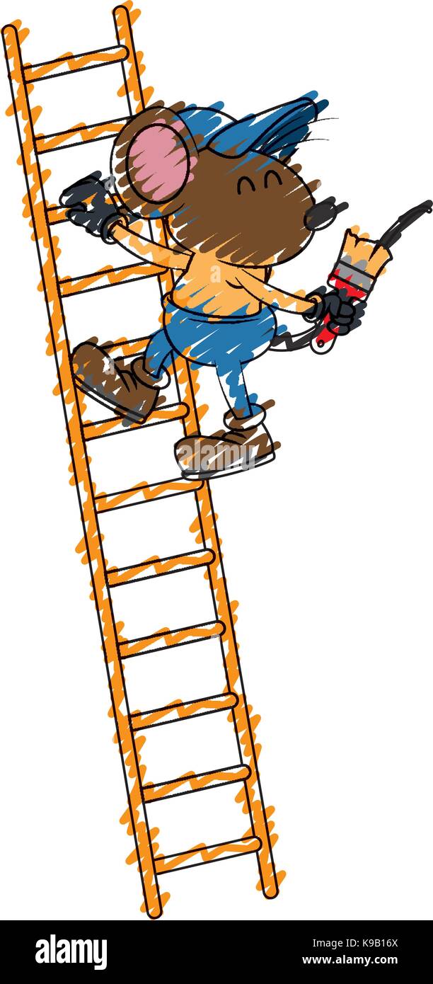 Cute mouse worker cartoon Stock Vector Image & Art - Alamy