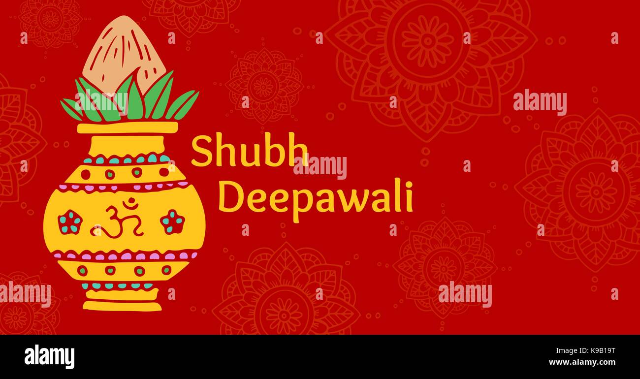 Digital composite of Om Diwali, wide Stock Photo - Alamy