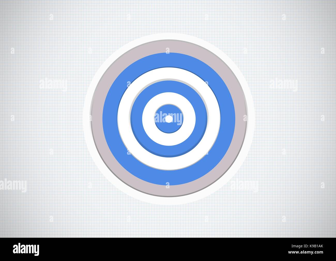 Digital composite of Target on white background Stock Photo - Alamy