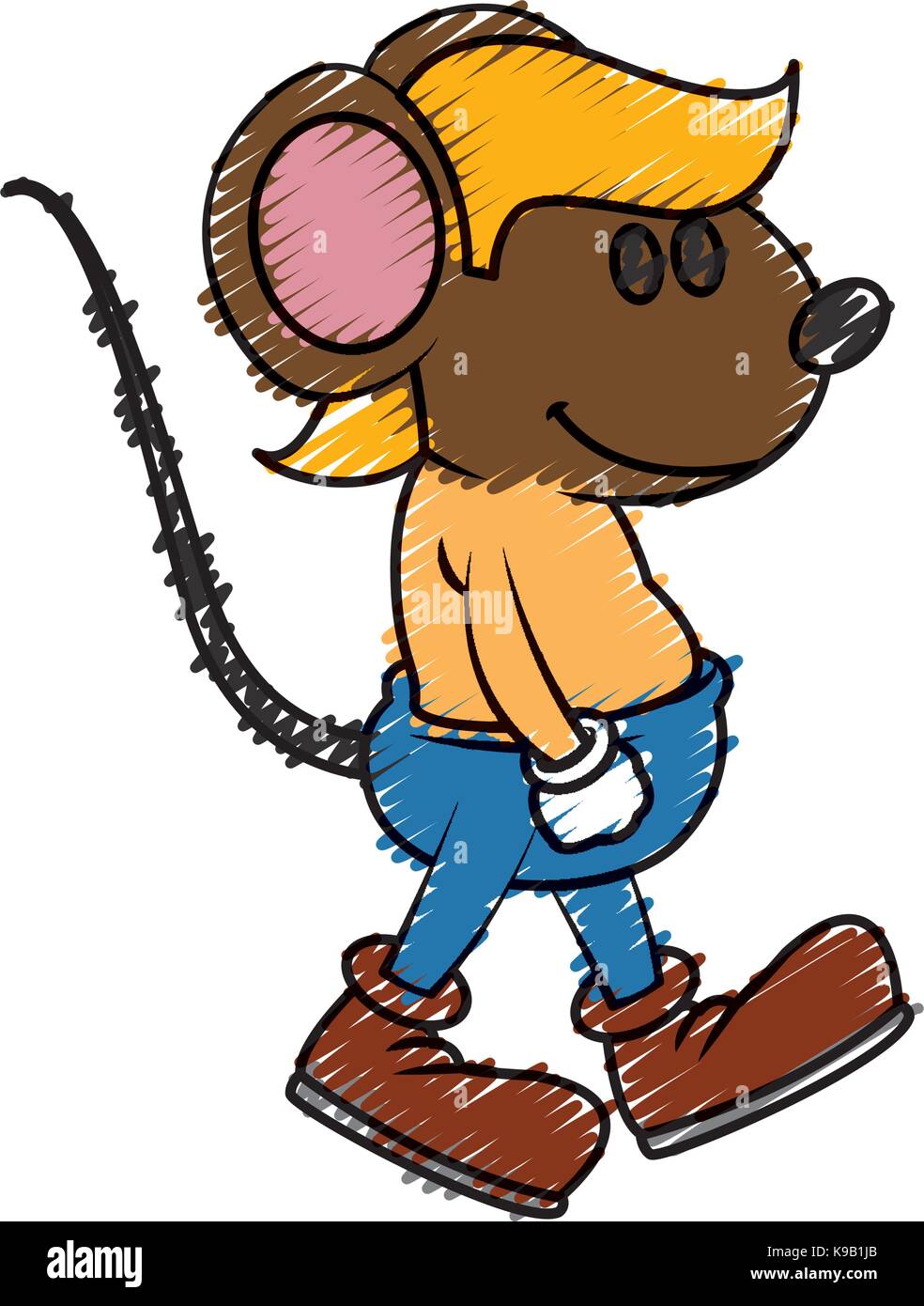 Cute mouse cartoon Stock Vector Image & Art - Alamy