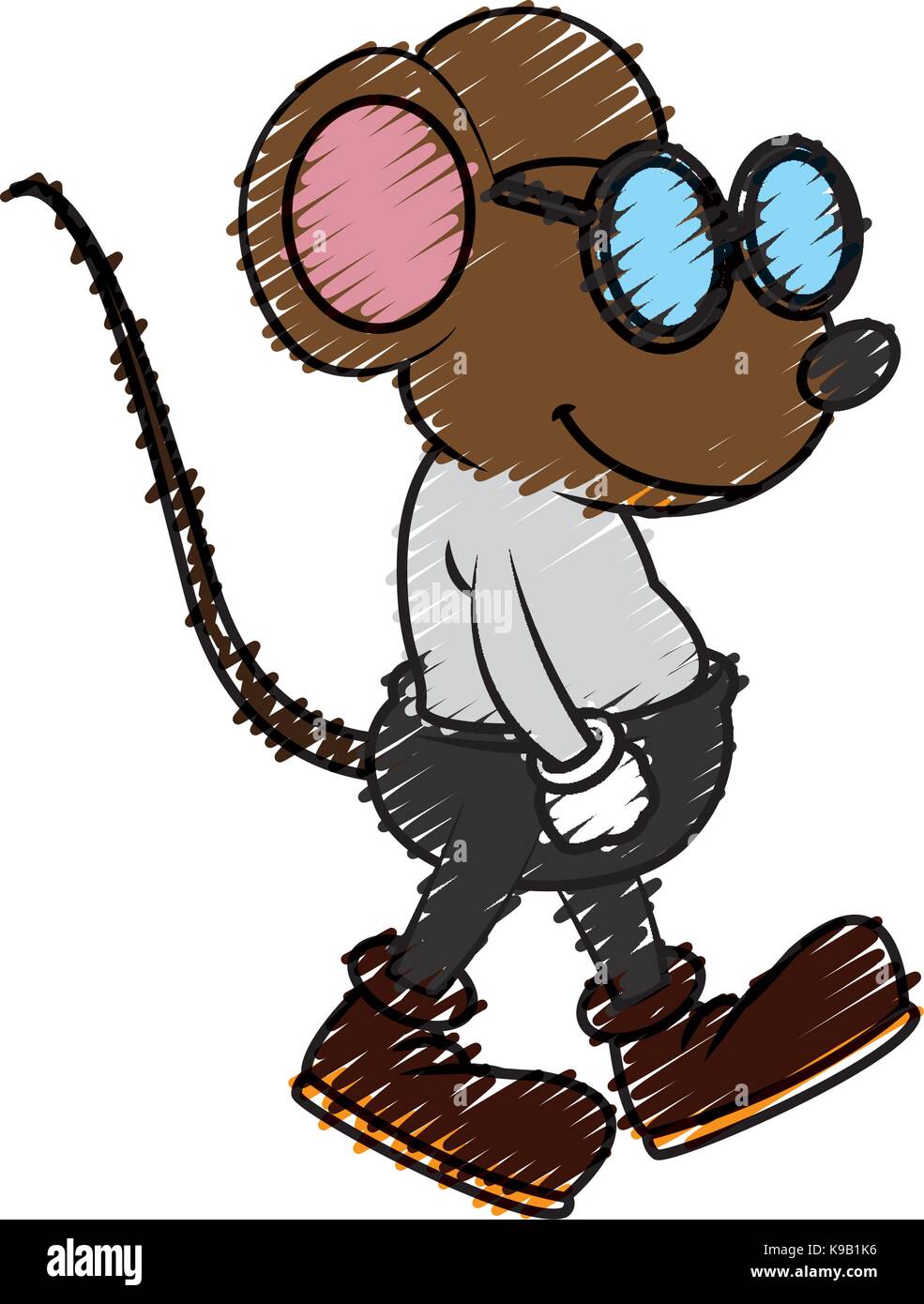 Cute mouse cartoon Stock Vector Image & Art - Alamy