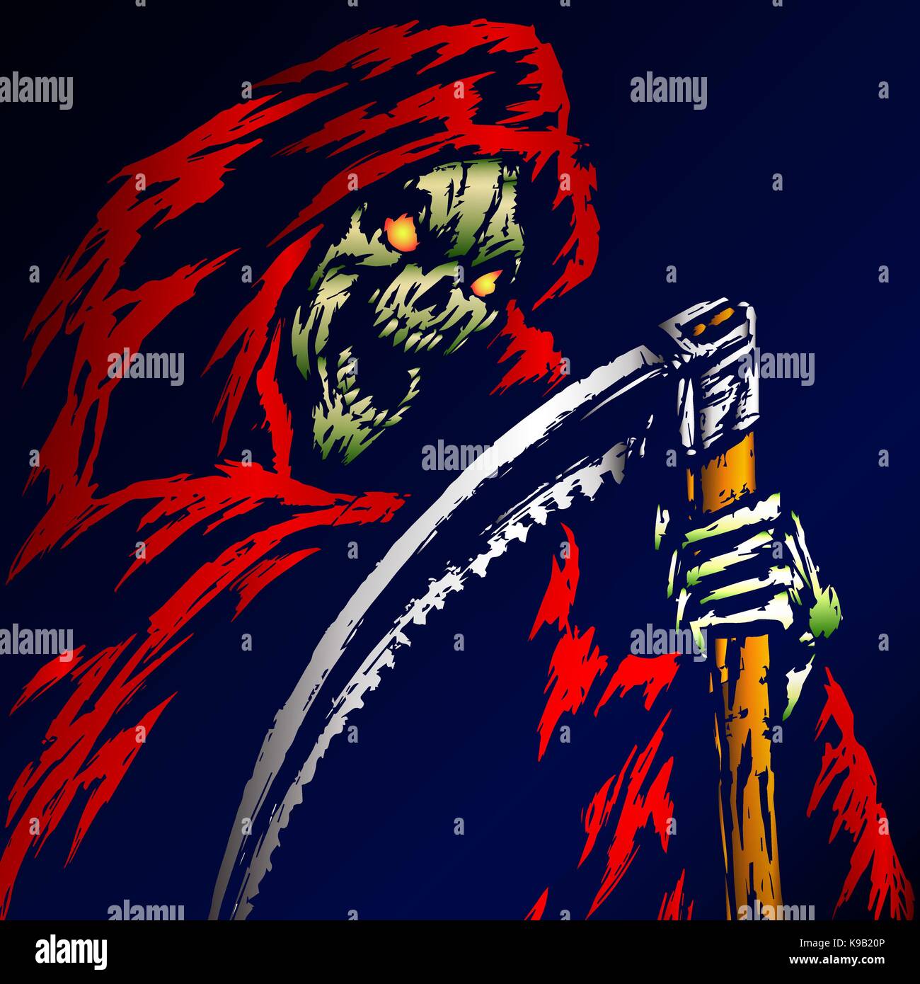 Hell rot Stock Vector Images - Alamy