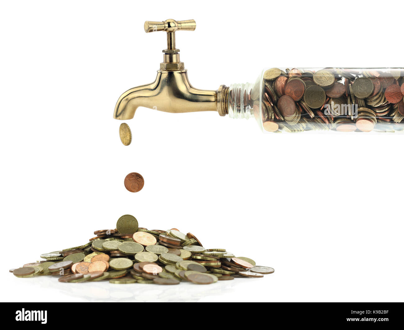 Coin faucet hi-res stock photography and images - Alamy