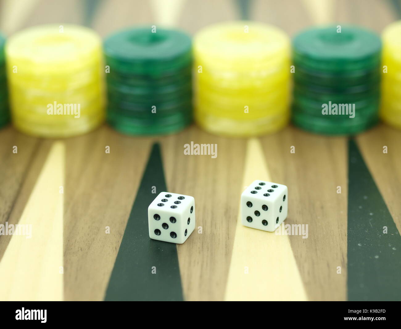 Backgammon set hi-res stock photography and images - Alamy
