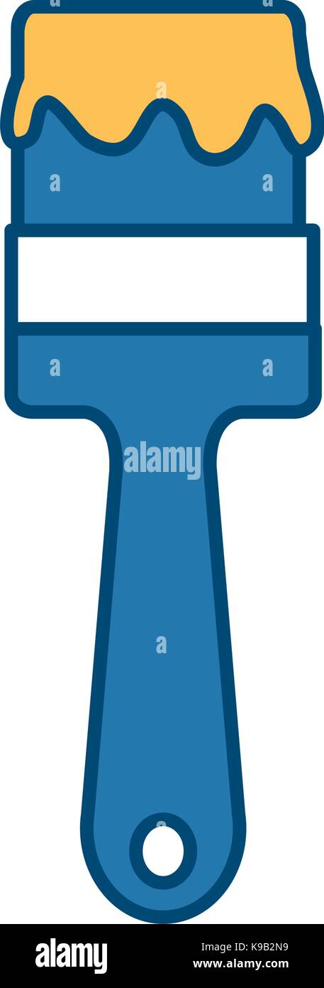 Construction paint brush Stock Vector Image & Art - Alamy