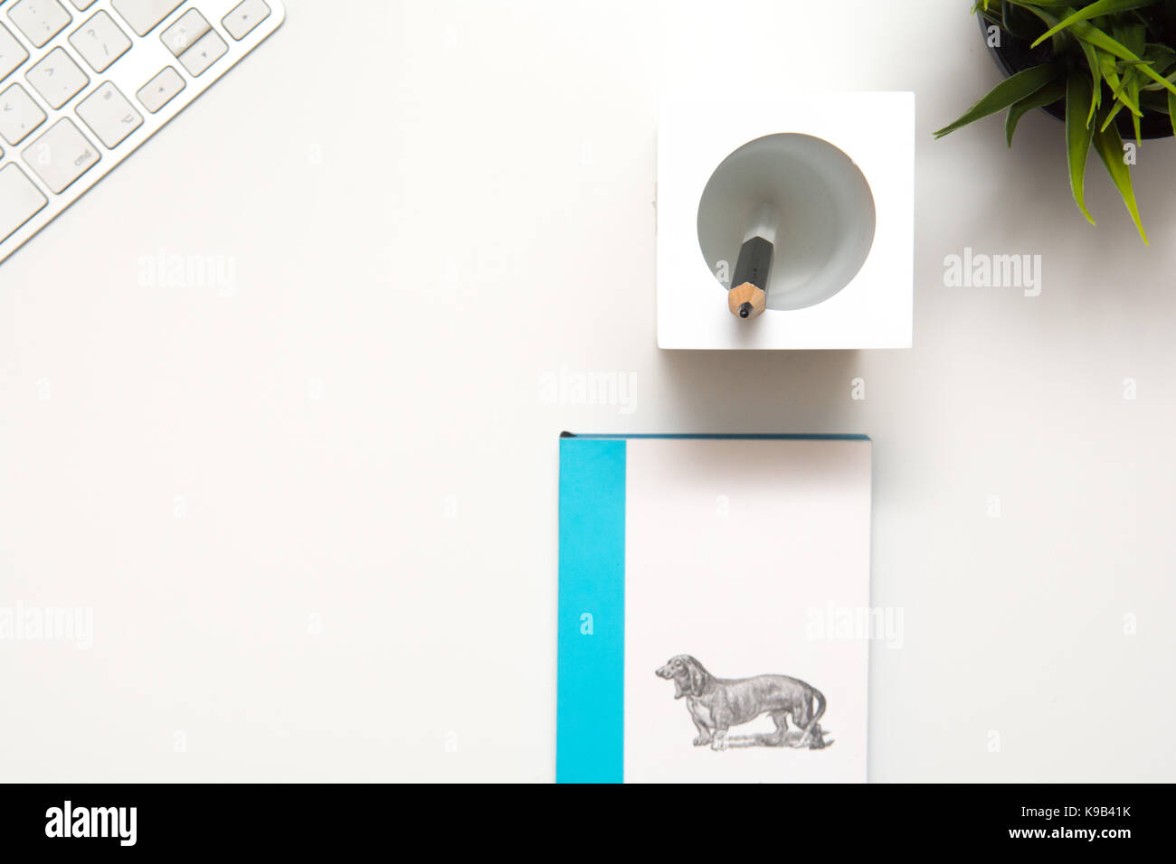 Modern workspace desk for creative thinking and design Stock Photo - Alamy