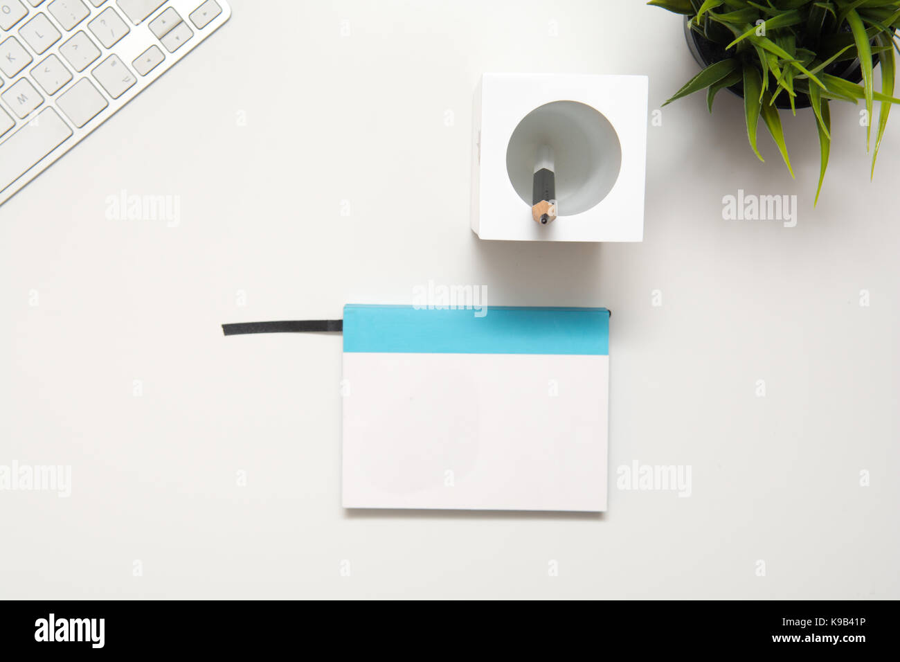 Modern workspace desk for creative thinking and design Stock Photo - Alamy