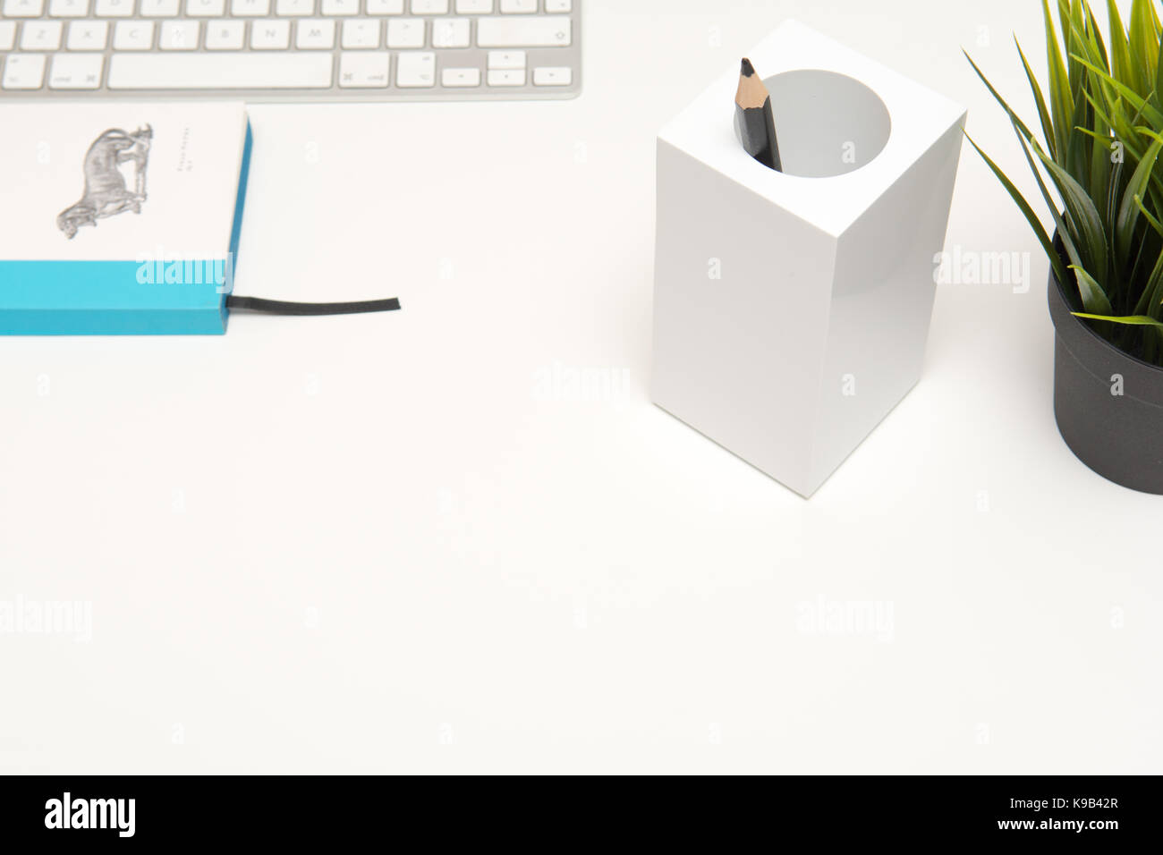 Modern workspace desk for creative thinking and design Stock Photo - Alamy