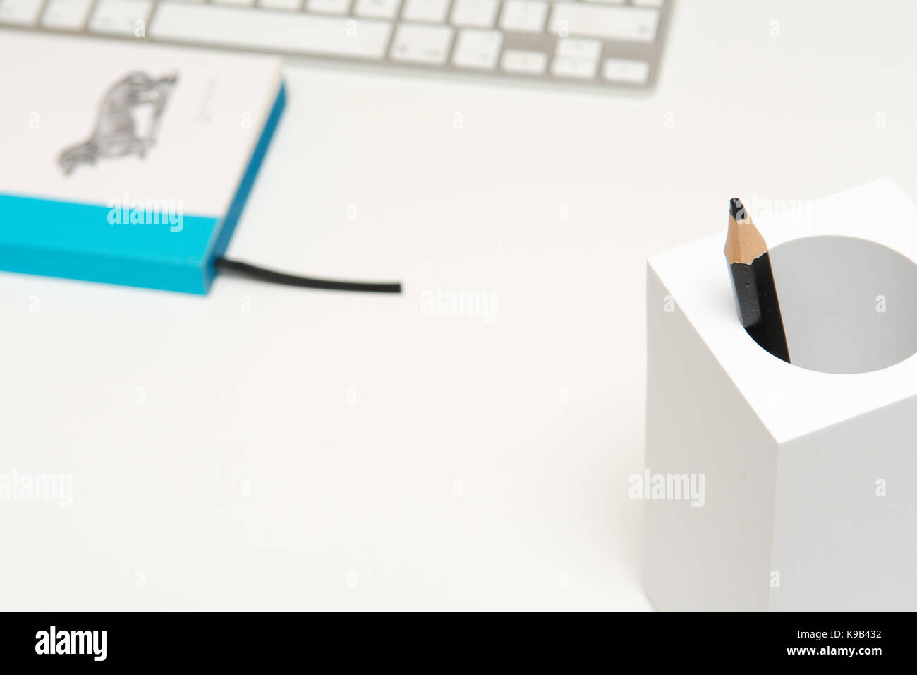 Modern workspace desk for creative thinking and design Stock Photo - Alamy