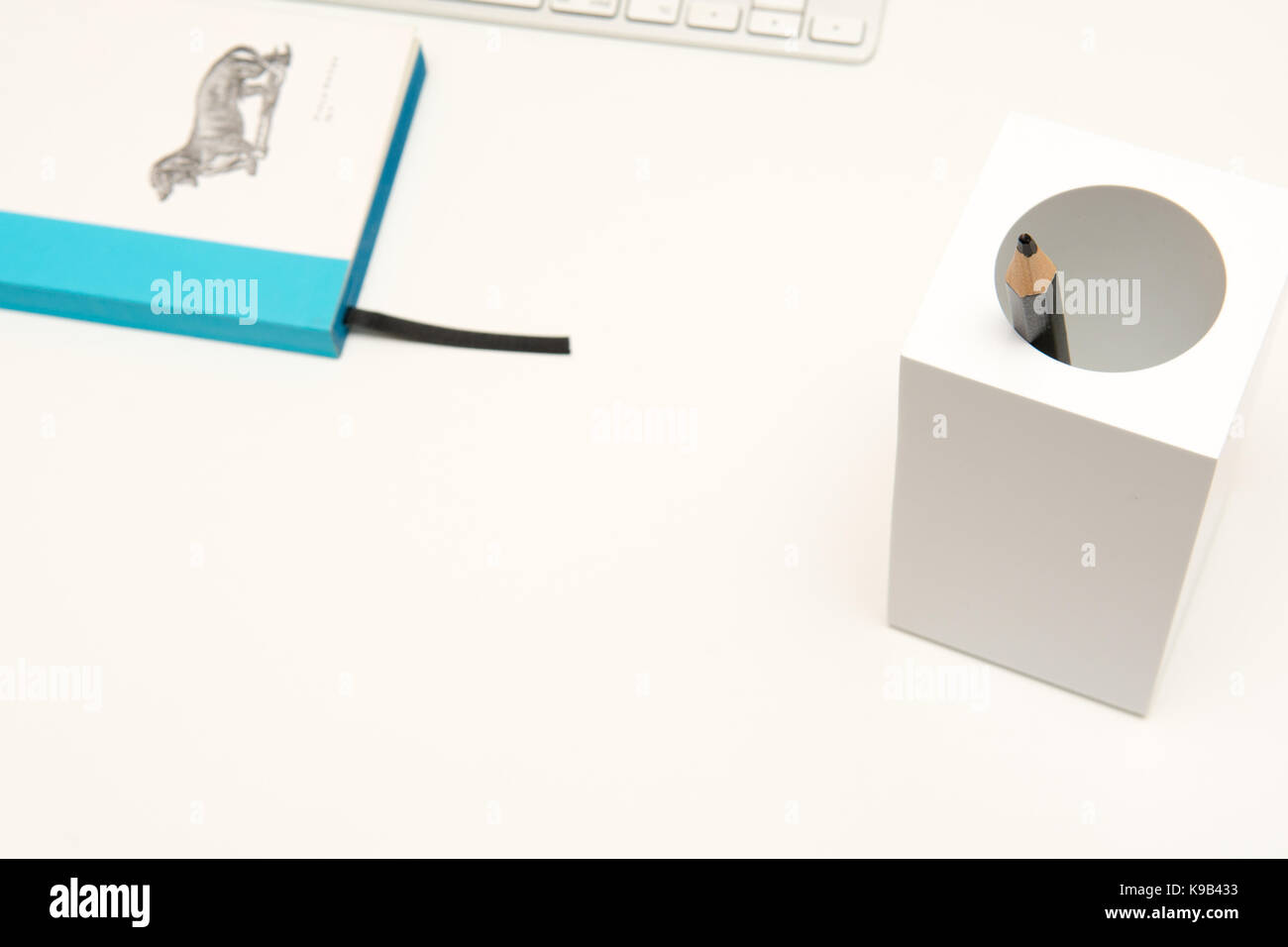 Modern workspace desk for creative thinking and design Stock Photo - Alamy