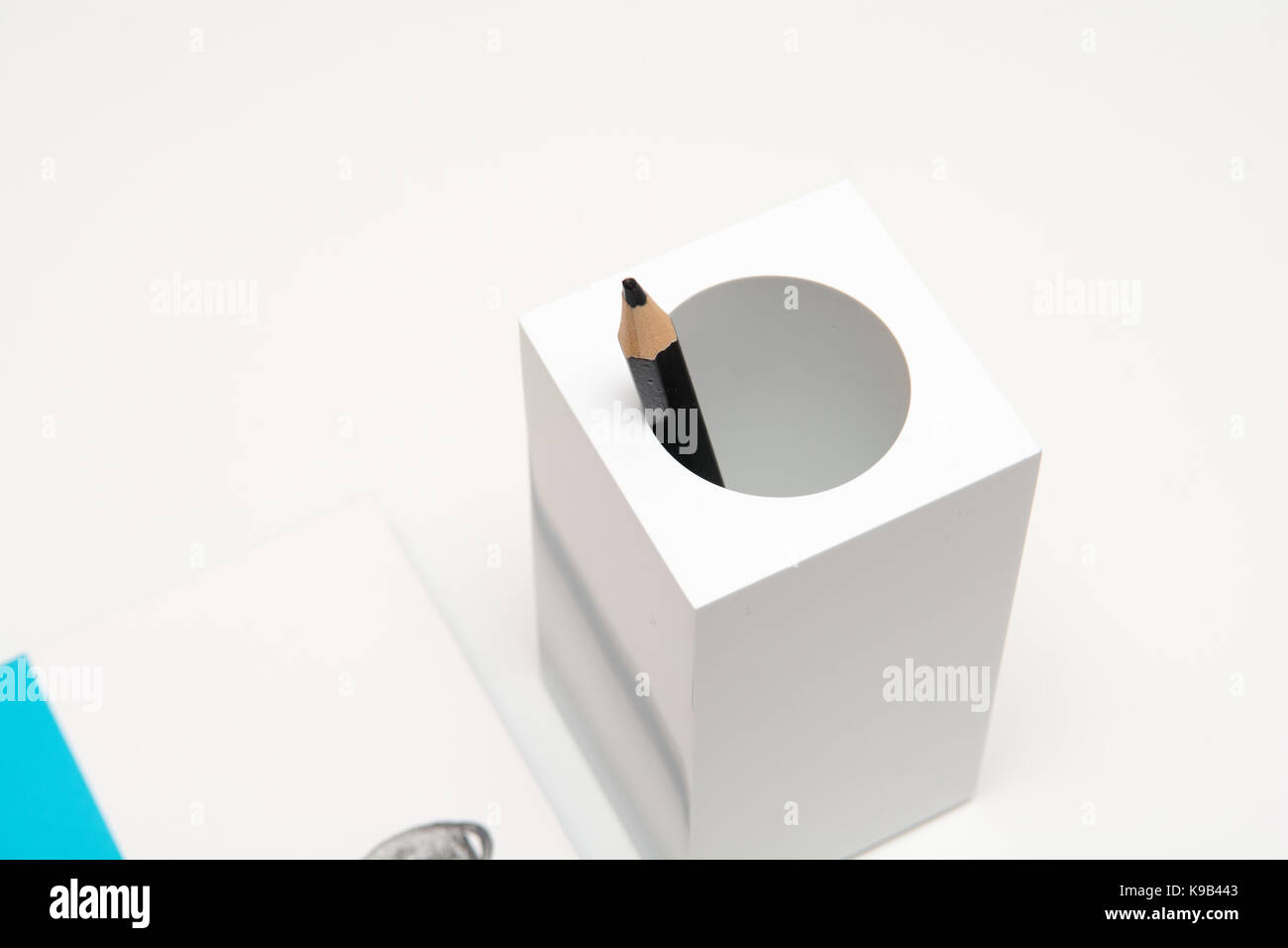 Modern workspace desk for creative thinking and design Stock Photo - Alamy
