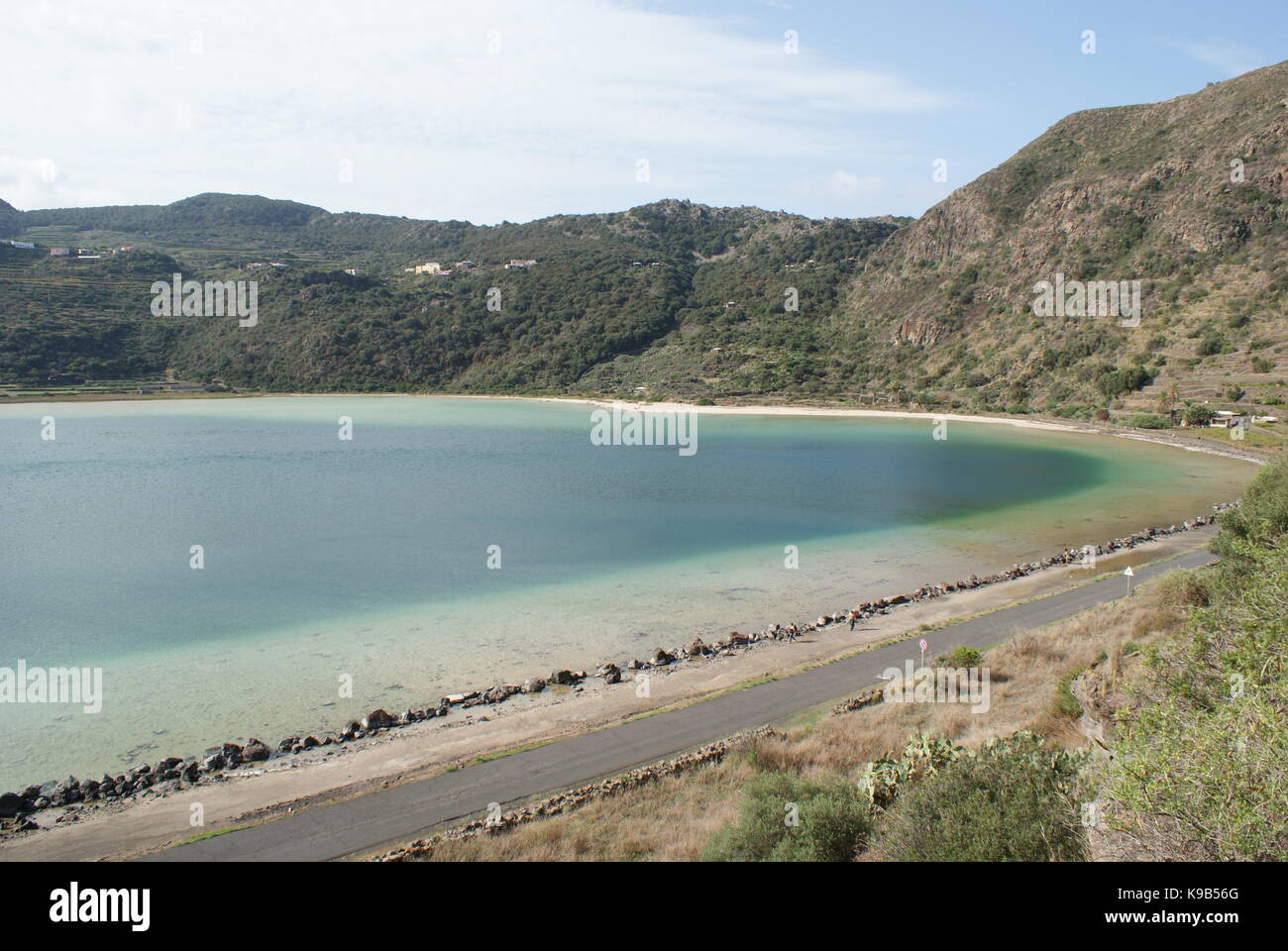 Lake Specchio di Venere, Pantelleria, Italy Stock Photo - Alamy