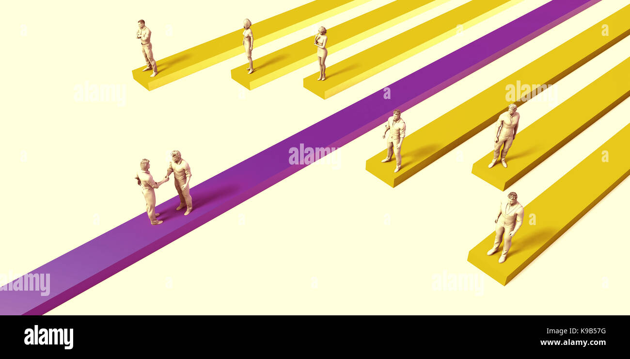 Job Initiative and Promotion of Proactive Staff Concept Stock Photo - Alamy