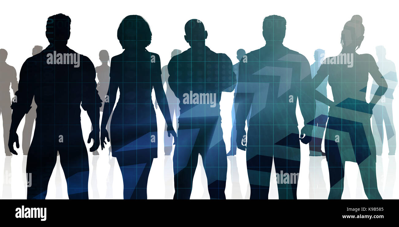Manpower and Human Resources Department Staffing Concept Stock Photo ...