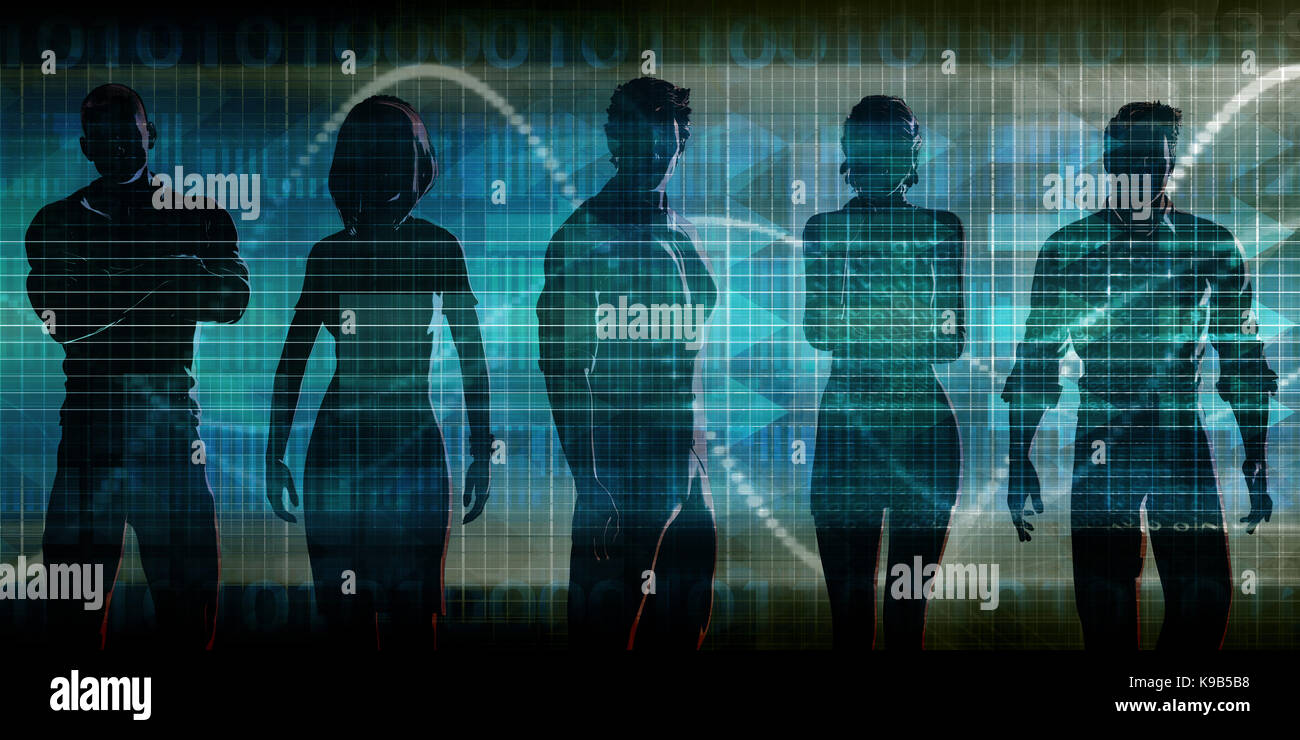 Human Resources Management Abstract Background as Concept Stock Photo ...