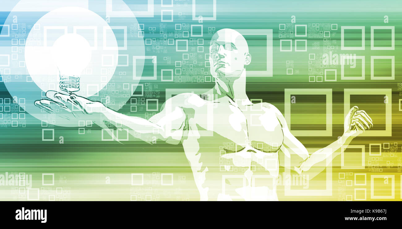 Science Technology Concept with Digital Research and Development Stock ...