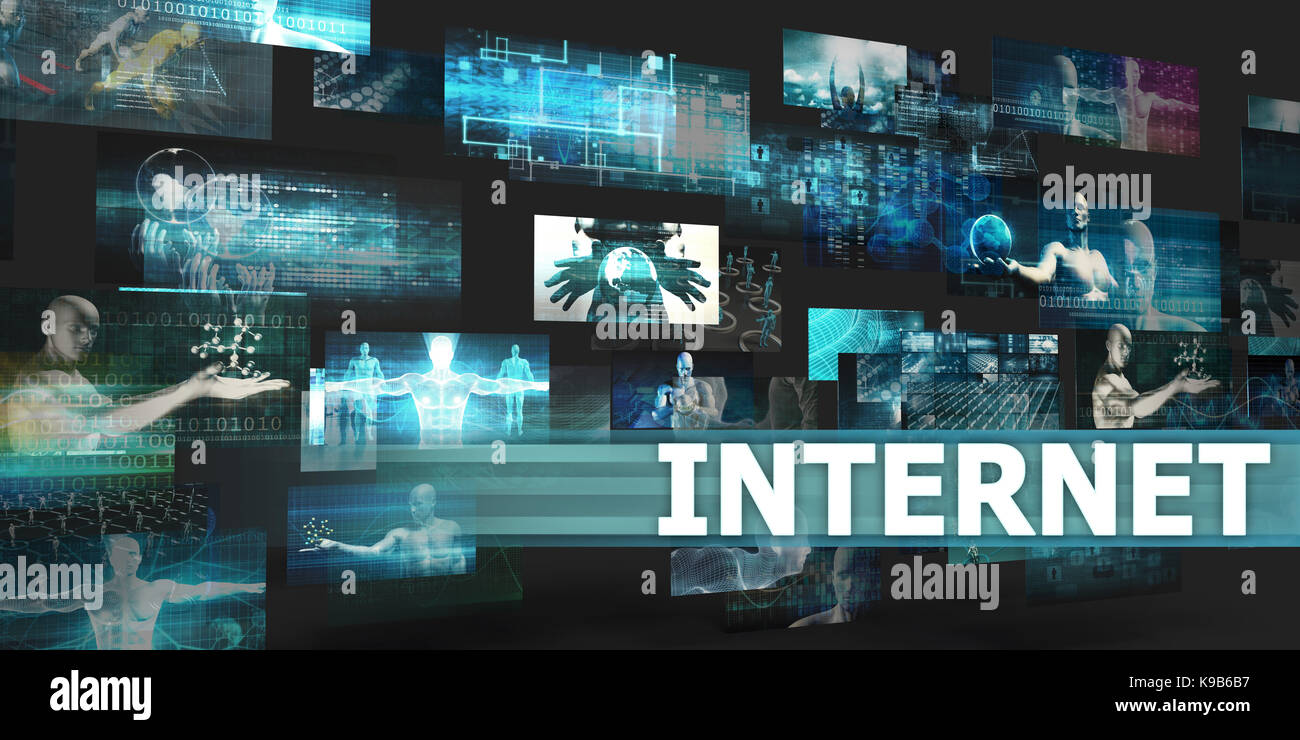 Internet Presentation Background with Technology Abstract Art Stock ...