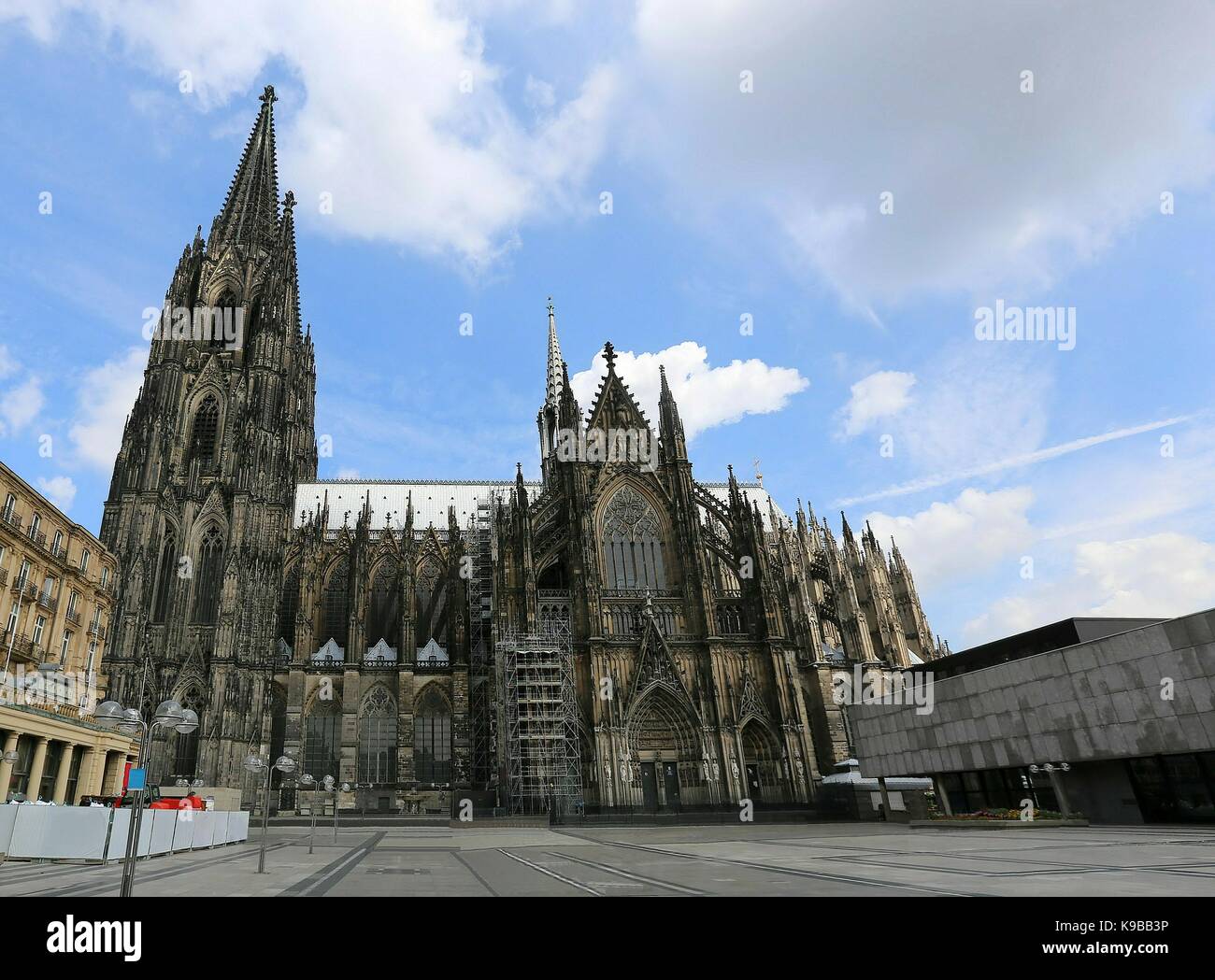 Bell tower cologne cathedral hi-res stock photography and images - Alamy