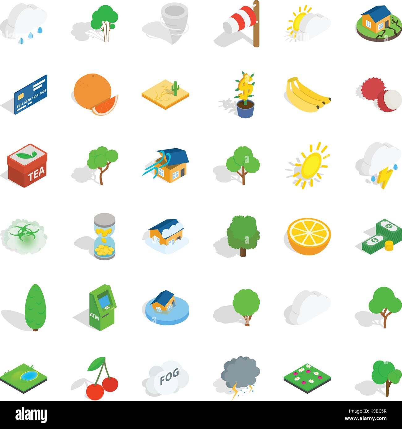 Earthquake icon isometric illustration Cut Out Stock Images & Pictures ...