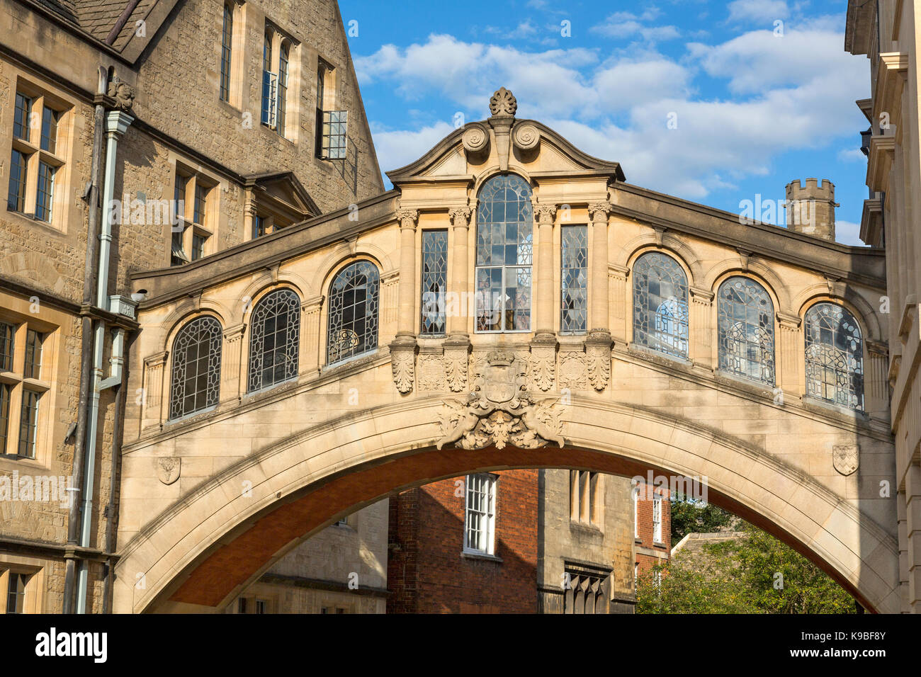 Bridge of Sighs Hertford College Oxford Oxfordshire England Stock Photo ...