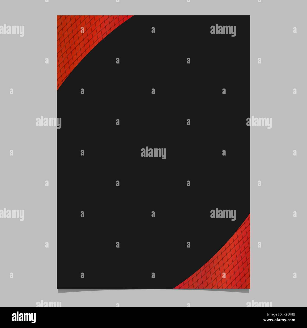 Abstract Gradient Curved Grid Brochure Flyer Template Vector Poster Background Stock Vector