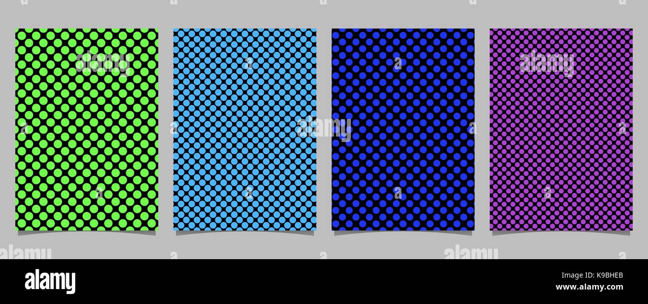 Color flyer background template set - page, brochure graphic designs ...