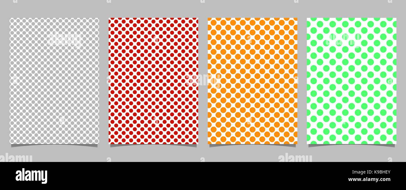 Simple page cover background template set - vector brochure design ...