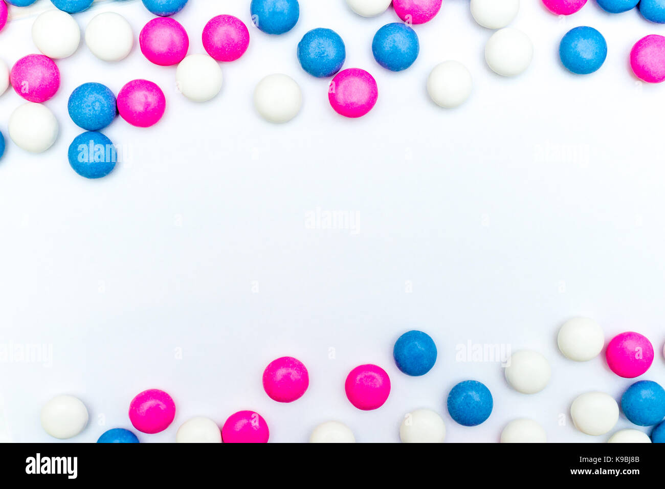 Colored chocolate coated candy Stock Photo - Alamy