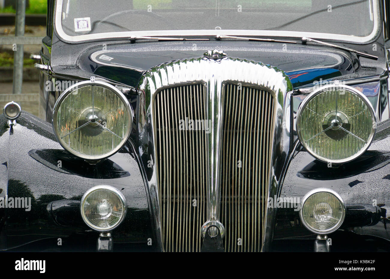 Daimler DE27 Classic car on display at the start of the Riga to Mykonos ...