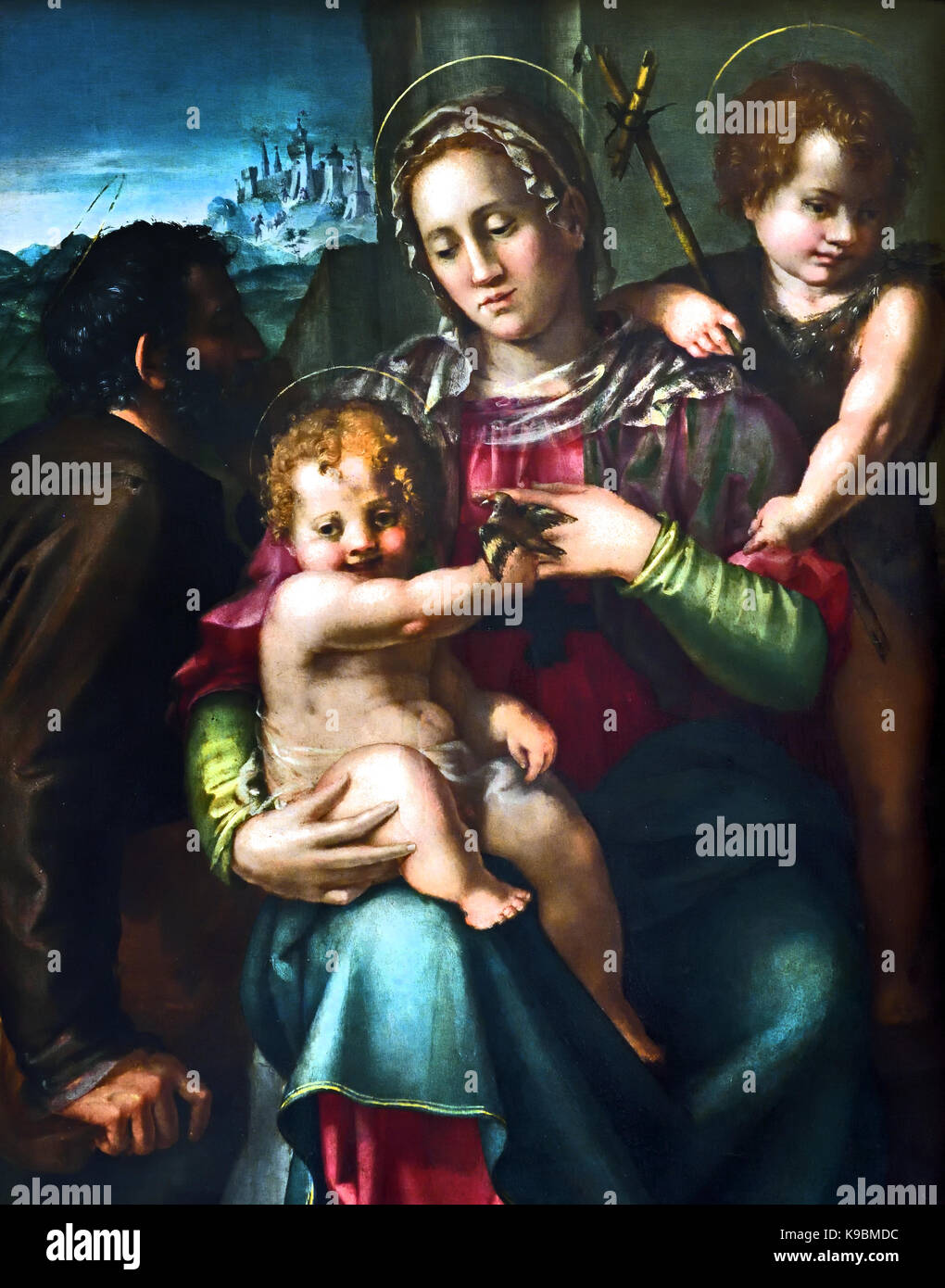 Holy Family with Young St John the Baptist 1525 Pier Francesco Foschi ...
