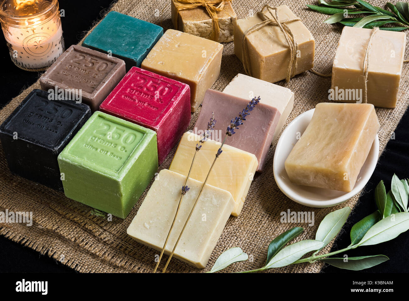 Olive oil soaps hi-res stock photography and images - Alamy