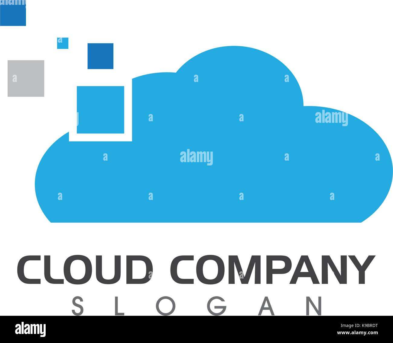 cloud technology vector logo template design vector Stock Vector Image ...