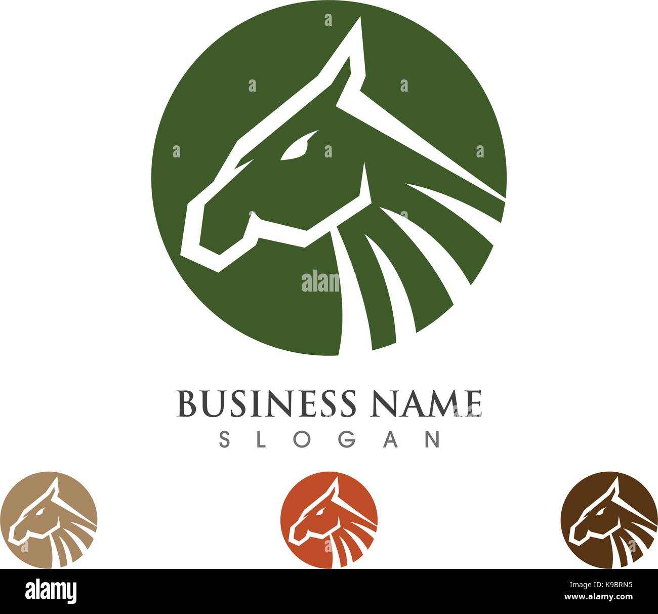 Horse Logo Template Vector illustration design Stock Vector Image & Art ...