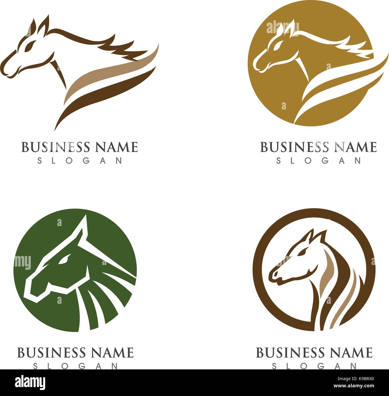Horse Logo Template Vector illustration design Stock Vector Image & Art ...